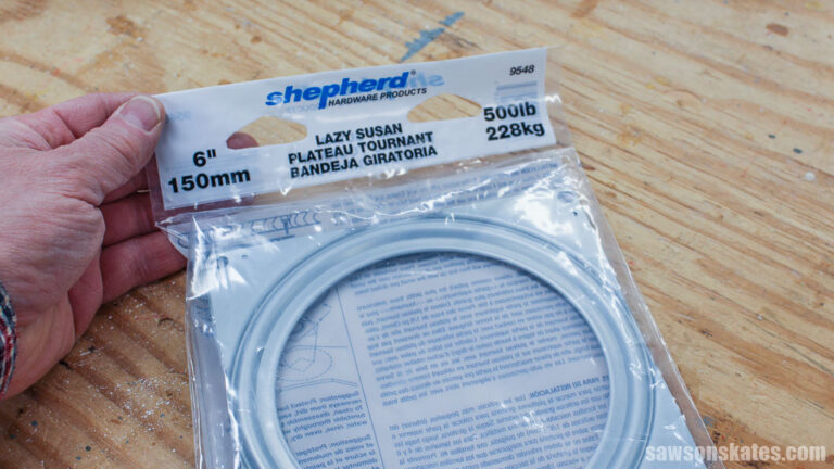 How to Make a DIY Spray Paint Turntable (Free Plans) | Saws on Skates®