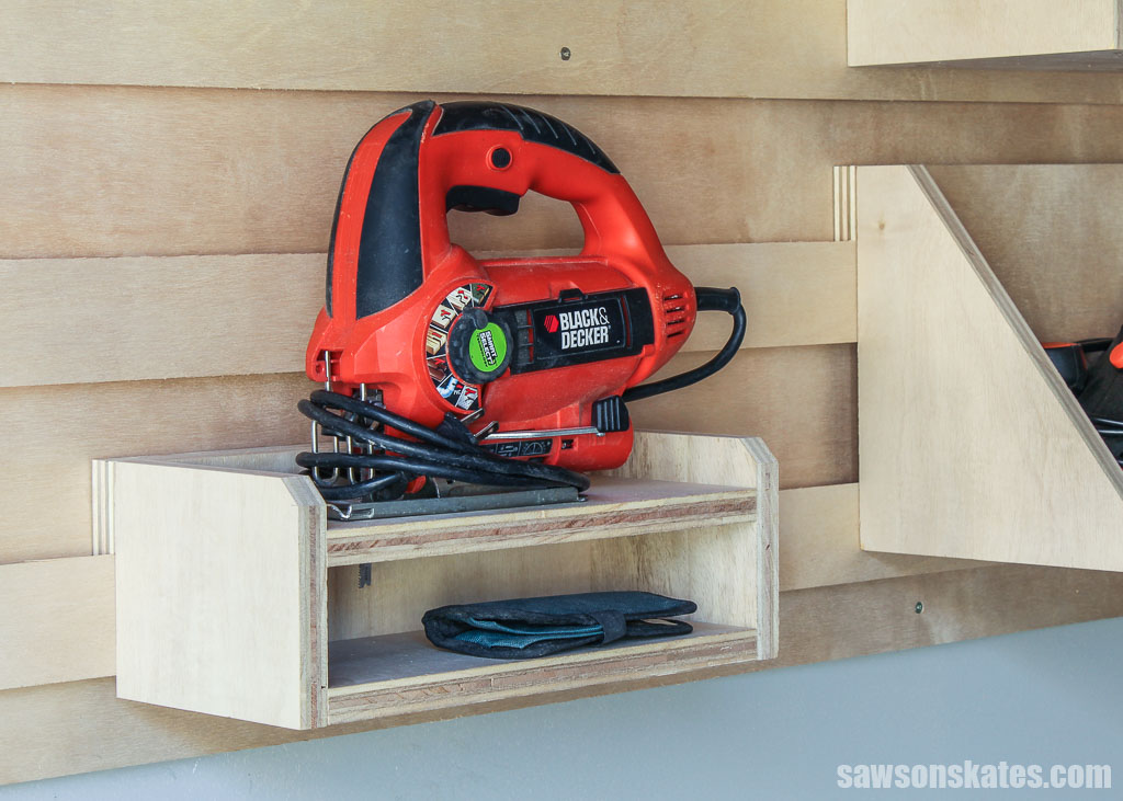 DIY French Cleat Jigsaw Holder (& Blade Storage) | Saws on Skates®