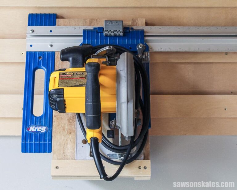 DIY French Cleat Kreg Rip-Cut Holder | Saws on Skates®