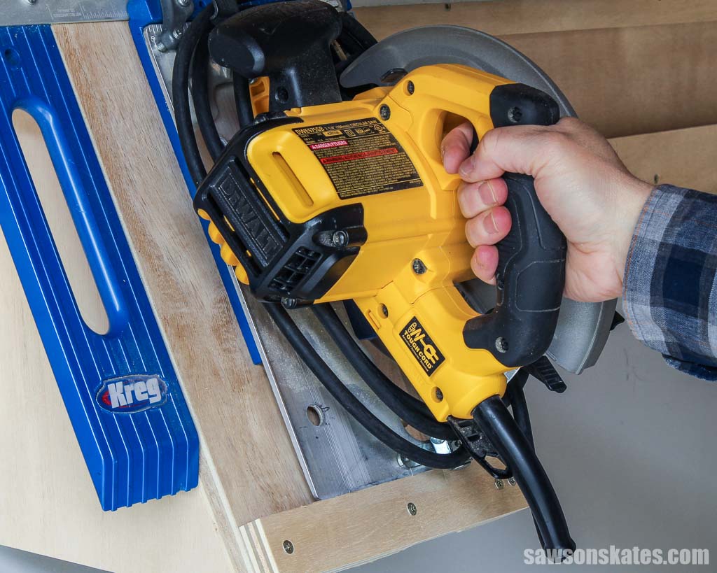 DIY French Cleat Kreg Rip-Cut Holder | Saws on Skates®