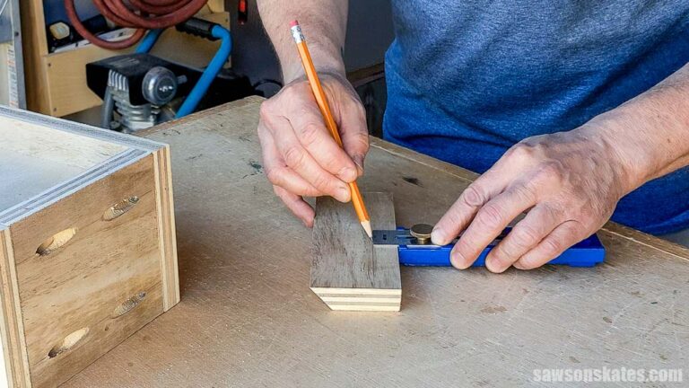 DIY French Cleat Mouse Sander Rack | Saws on Skates®