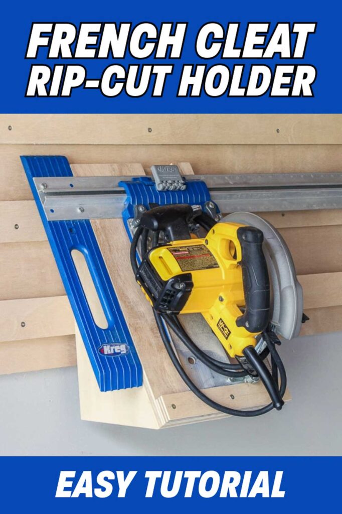 DIY French Cleat Kreg Rip-Cut Holder | Saws on Skates®