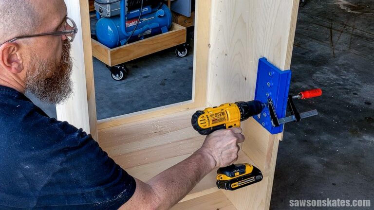 DIY Primitive-Style Printer Cabinet | Saws on Skates®