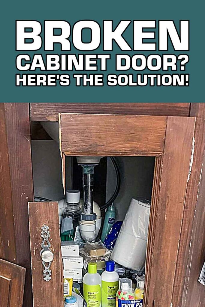 How to Fix a Broken Cabinet Door | Saws on Skates®