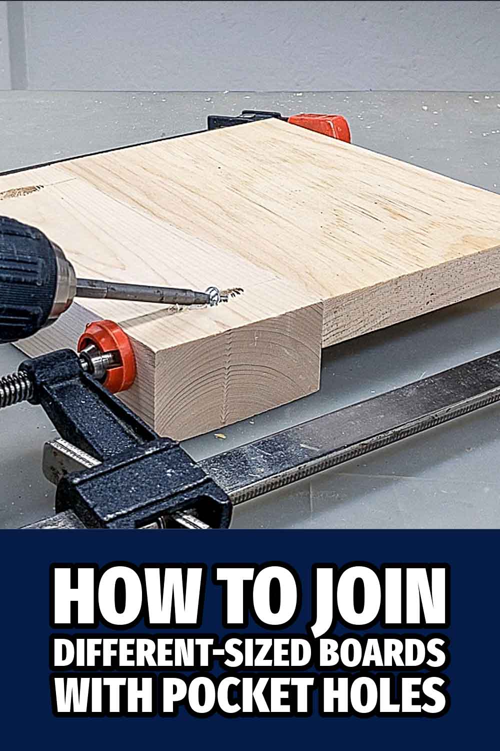 How to Join Different Thicknesses With Pocket Holes