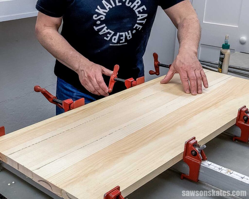 Glue Up Wood Panels Class - Saws on Skates