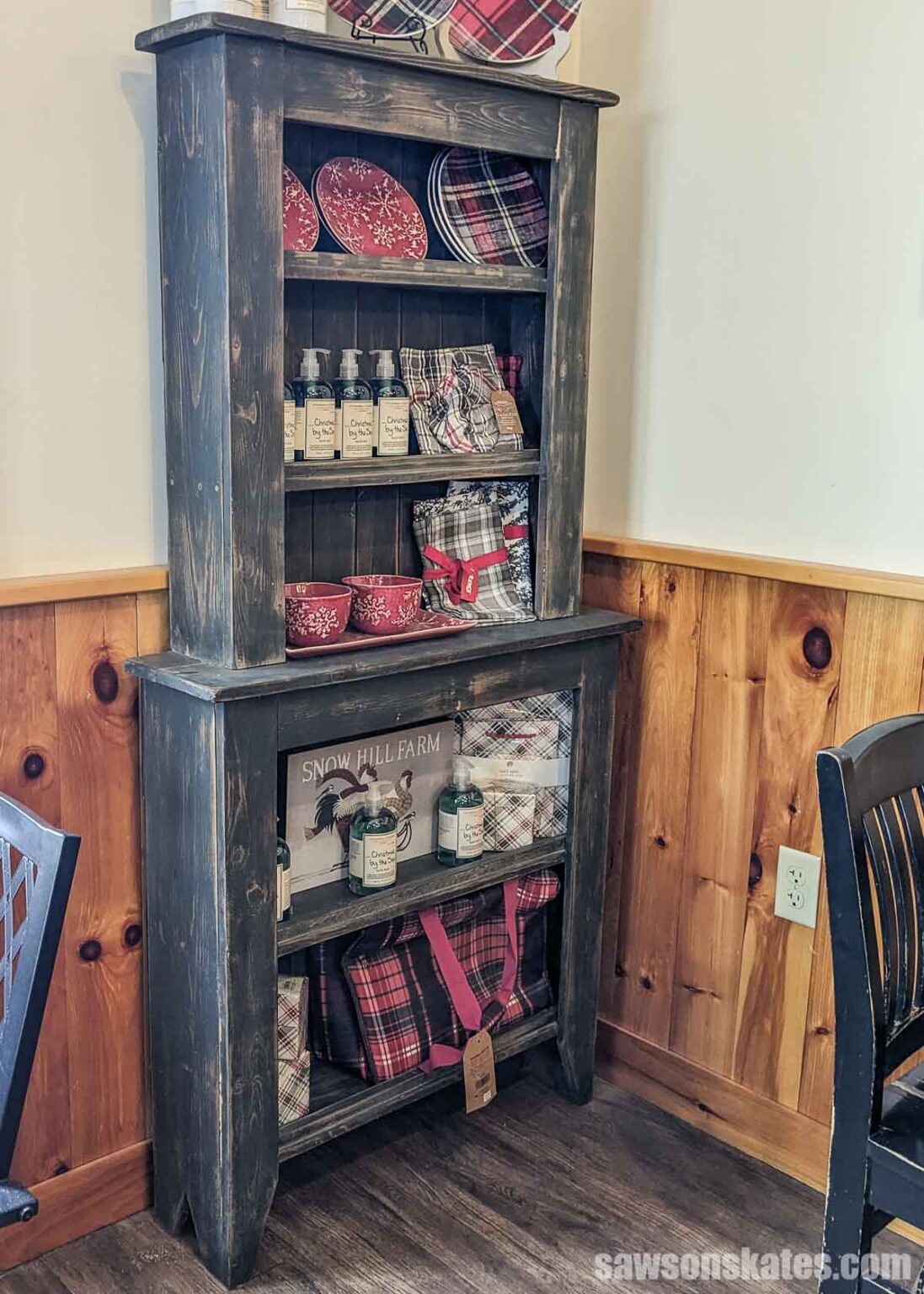 DIY Primitive-Style Step-Back Hutch | Saws on Skates®