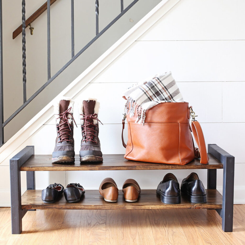 19 DIY Shoe Storage Ideas for Your Entryway