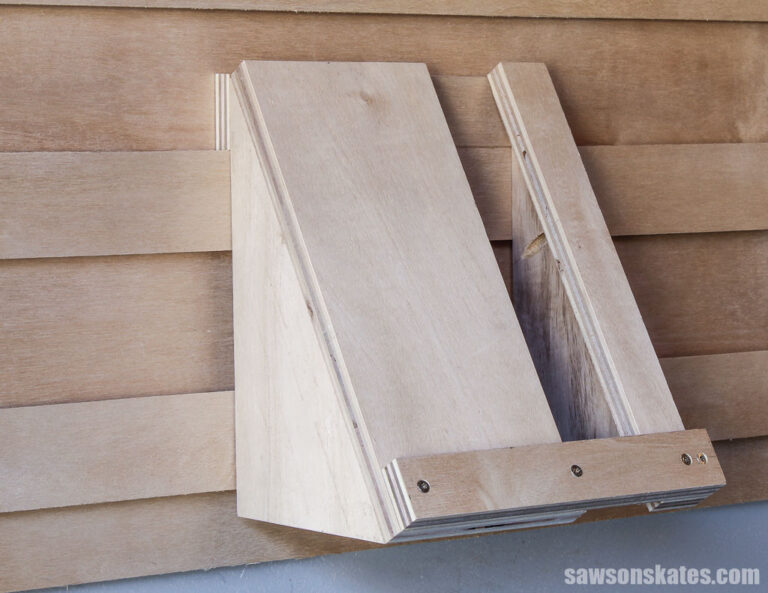 DIY French Cleat Circular Saw Holder | Saws on Skates®