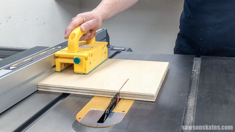 DIY French Cleat Circular Saw Holder | Saws on Skates®