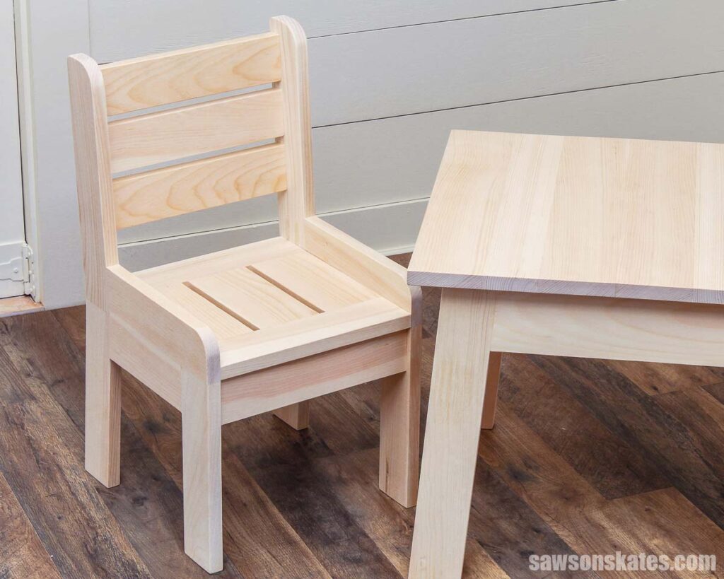 Easy DIY Kids Table and Chair Set | Saws on Skates®