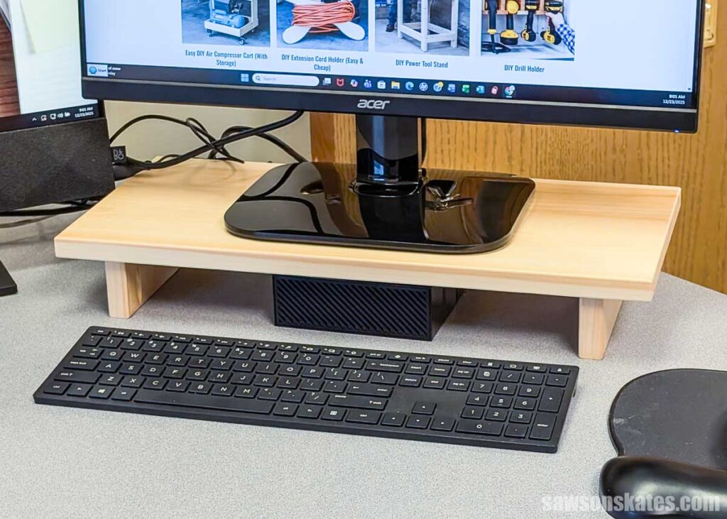 How to Make a DIY Computer Monitor Riser