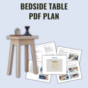 DIY Bedside Table (Easy and Cheap) | Saws on Skates®