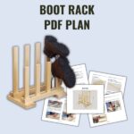 DIY Boot Rack (Easy to Make + Only 2 Tools) | Saws on Skates®