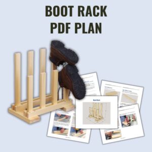 DIY Boot Rack (Easy to Make + Only 2 Tools) | Saws on Skates®