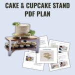DIY Cake and Cupcake Stand (Perfect for Weddings) | Saws on Skates®