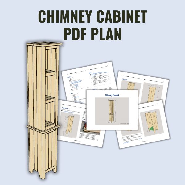 DIY Chimney Cupboard Plans (Easy + Rustic) | Saws on Skates®