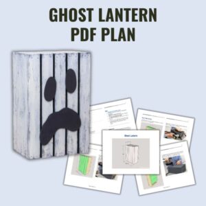 DIY Spooky Ghost Lantern (Includes Pattern) | Saws on Skates®