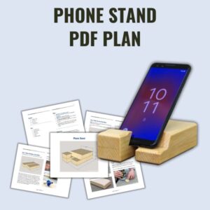 DIY Wooden Phone Stand (Easy, Functional & Cheap) | Saws on Skates®