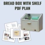 DIY Primitive-Style Bread Box with Shelf | Saws on Skates®