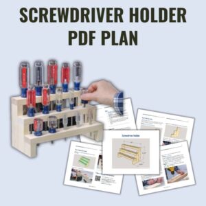 DIY Screwdriver Holder (Easy-to-Make Organizer) | Saws on Skates®