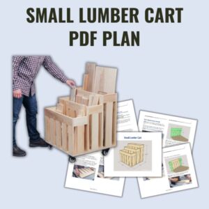 DIY Small Lumber Cart (With Wheels) | Saws on Skates®