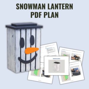 DIY Snowman Lantern (Fun, Festive, Winter Project) | Saws on Skates®