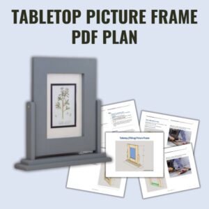 DIY Tabletop Picture Frame (Art Deco Inspired) | Saws on Skates®